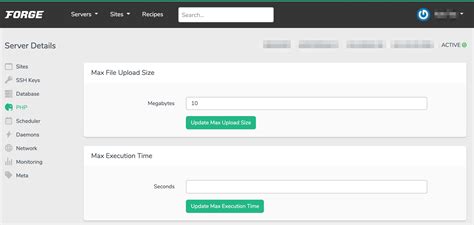 Laravel Increase Upload Max Filesize Via Forge Stack Overflow