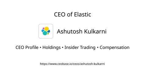 ashutosh kulkarni ceo of elastic