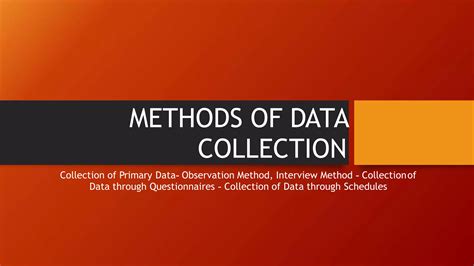 Methods Of Data Collection Research Methodologypdf