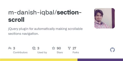 Github M Danish Iqbal Section Scroll Jquery Plugin For Automatically Making Scrollable