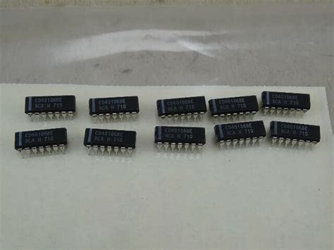 10 Hex Schmitt Trigger Voltage Regulator Cd40106be Joseph Fazzio