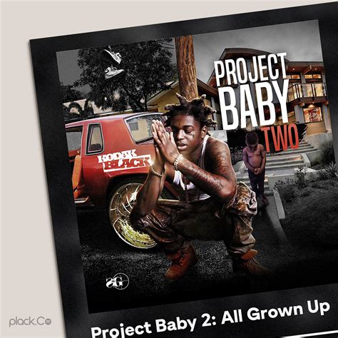 Kodak Black Project Baby All Grown Up Custom Album Print Custom Album Poster Hip Hop Wall Art