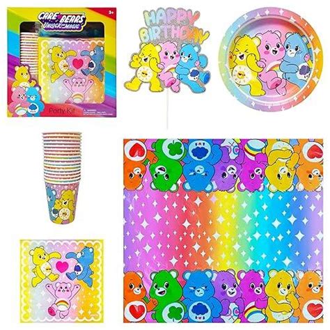 Luv Her Care Bears Birthday Decorations 58pcs Table Decorations Party
