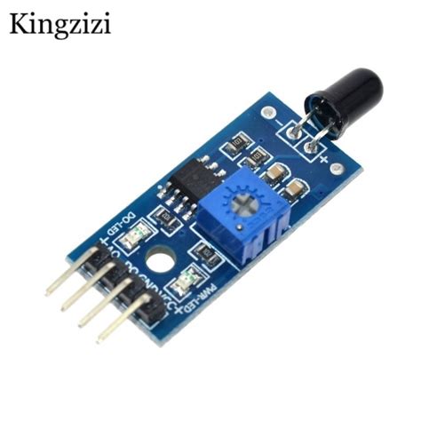 5pcs 4 Pin Ir Flame Detection Sensor Module Fire Detector Infrared Receiver Module For Arduino