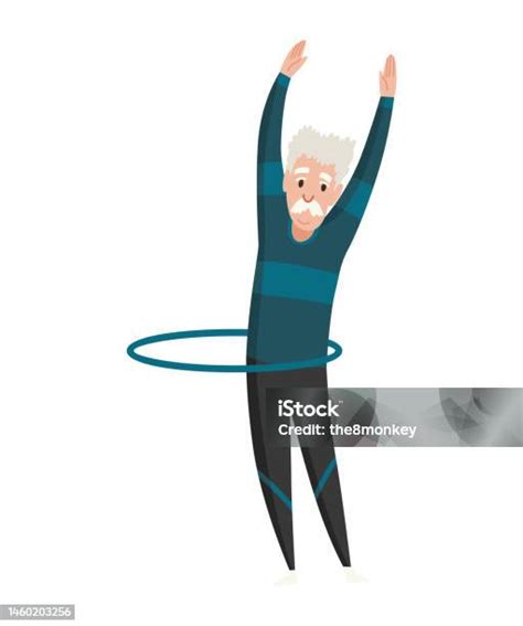 노인 운동 나이든 남성의 건강한 활동적인 라이프 스타일 아침 체조를하는 노인들 운동을 하는 노인 스포츠 및 레저 가공의 인물에