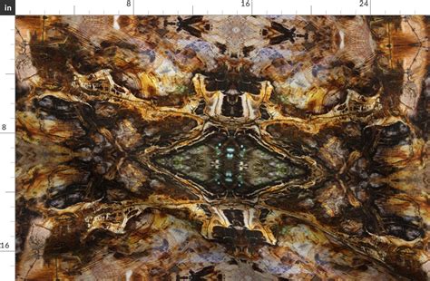 Sequoia Tree Cross Section Fabric Spoonflower