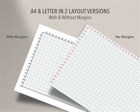 Graph Grid Paper Printable For Technical Drawing Drafting Paper Centimetre Units Colour Grid