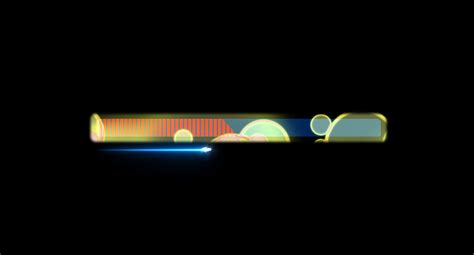 Progress Bar With Quarter Laser Shoot Animation Loading Bar Red Fill Tone Motion On Blur Yellow