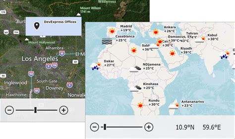 Map Control VCL DevExpress Documentation