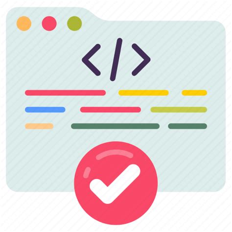 Validation Validated Website Analytical Equipment Coding Icon