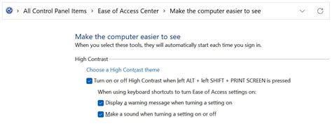 High Contrast Themes In Windows How They Look How They Work
