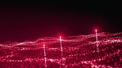 Glitter Pink Particles Abstract Background Flickering Particles With Bokeh Effect Motion