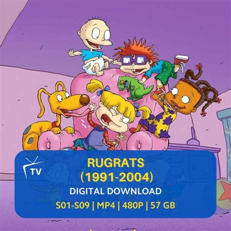 Rugrats 1991 Tv Series Digital Download Nickelodeon 90s Cartoon