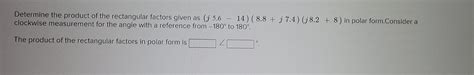 Solved Determine The Product Of The Rectangular Factors