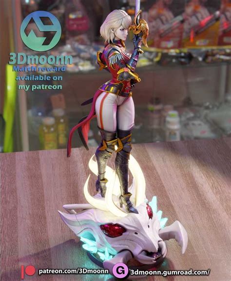 Cha Hae In 3 Nsfw Solo Leveling Stl Files 3d Kiee Shop