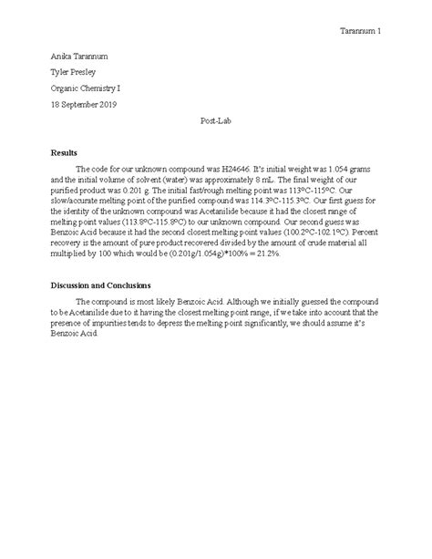 Post Lab 1 Write Up For Post Lab 1 Tarannum 1 Anika Tarannum Tyler