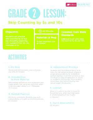 Fillable Online GRADE LESSON Fax Email Print PdfFiller