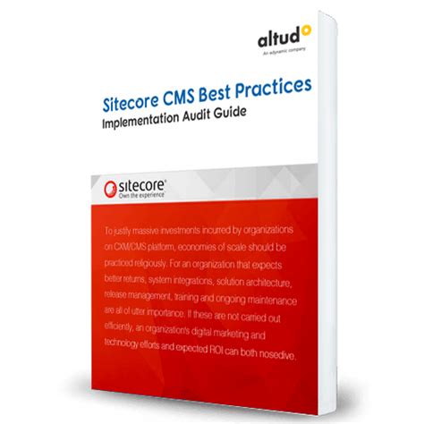 Sitecore Cms Best Practices Implementation Altudo