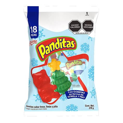 Gomitas Panditas Hohoho Con Forma De Estrella Y Pino 18 Piezas De 15g Cu Walmart