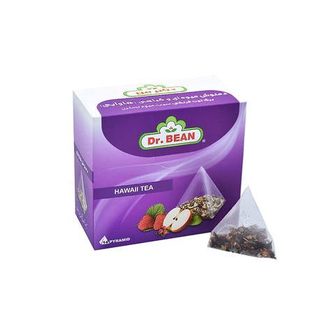 دمنوش میوه ای هاوایی هرمی 14 عددی فروشگاه اینترنتی دکتر بین