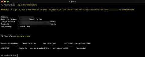 Thinking Aloud Powershell Objects Example Using Azure