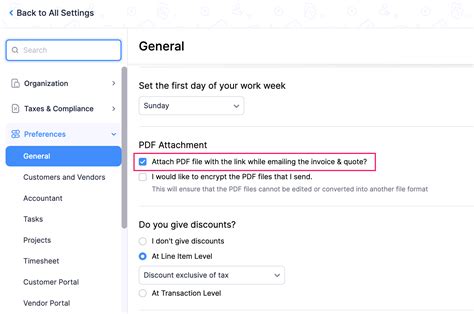 Attach Quote PDF In Emails FAQ Zoho Books
