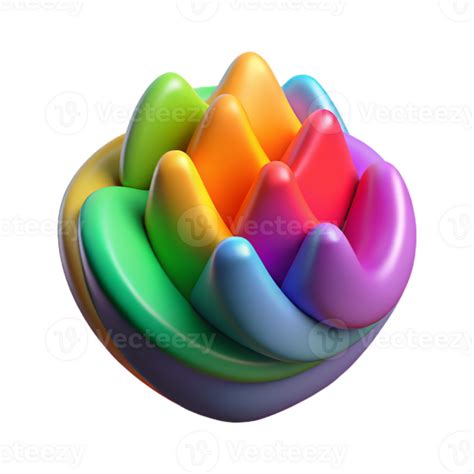 Beautiful Contemporary Stylized Spectral Data Visualization Cutout