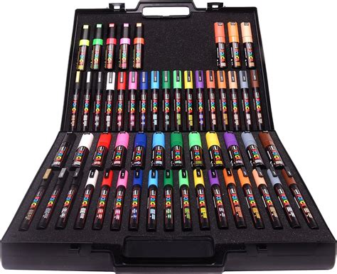 Posca 153544860 Marker Assorted Nibs / Colours (Pack of 54) : Amazon.de ...