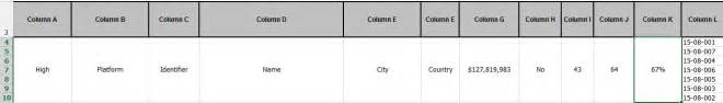 Vba Excel Merging Of Cells Based On A Specific Cell Value Stack Overflow