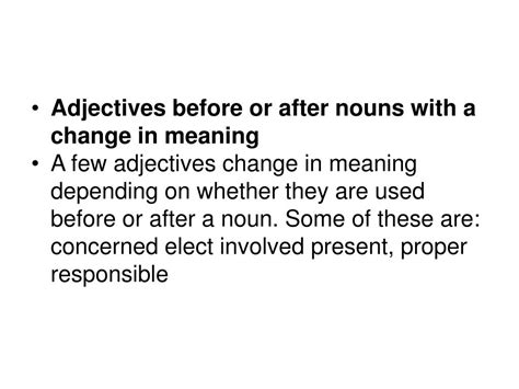 Ppt Attributive And Predicative Adjectives Powerpoint Presentation Free Download Id 3502882