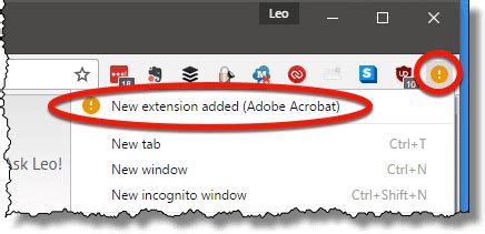 Remove Adobe S Stealth Chrome Extension Ask Leo