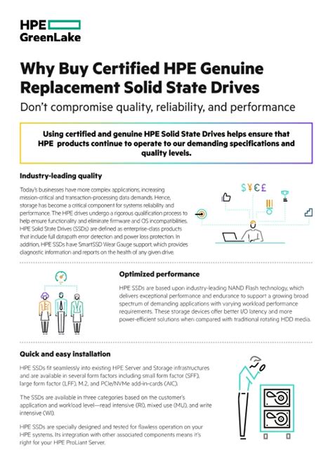 Hpe Nvme High Performance Read Intensive Edsff E3 S Solid State Drives Data Sheet