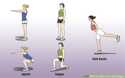 Ways To Make Your Butt Bigger Wikihow