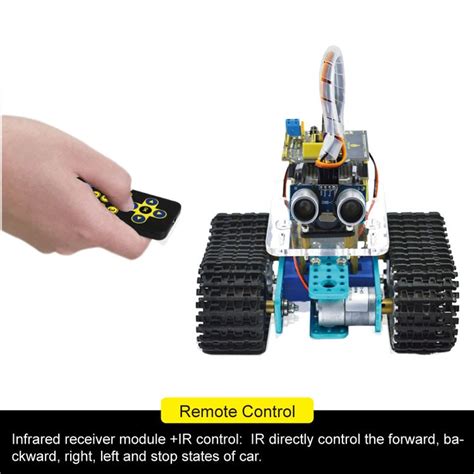 Keyestudio Mini Tank Robot Compatible With Arduino HiTechChain