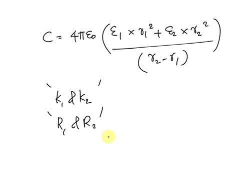 Solved 1 A Spherical Capacitor Consists Of A Spherical Conducting Shell Of Radius B 8 Cm