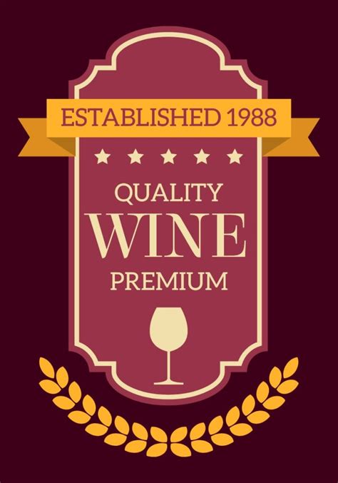 Design This Elegant Luxury Wine Label Ready Made Template