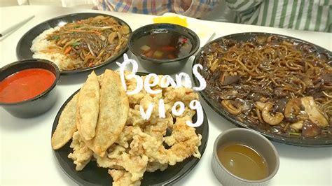 Vlog 손에 물 한 번 안 묻힌 자취 브이로그 코스트코 불고기피자 비비고 통새우만두 쟁반짜장 탕수육 잡채밥