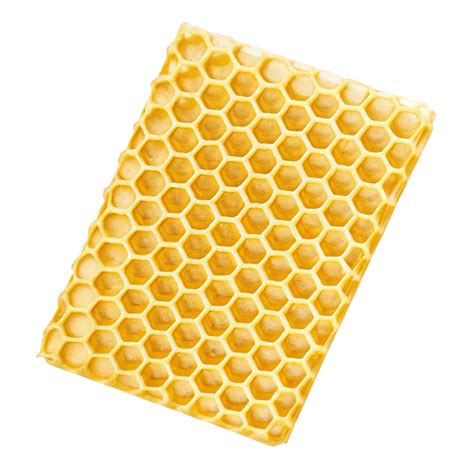 A Closeup View Of A Honeycomb Structure Golden Yellow In Color And Exhibiting A Regular