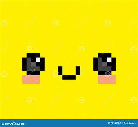 Pixel Art Cartoon Cute Magical Black Cat Character