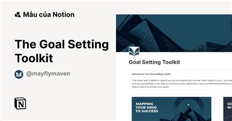 Mẫu The Goal Setting Toolkit Thị Trường Notion