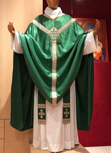 Spencer Dalmatic Green Liturgical Vestment For Priest Or Deacon Artofit