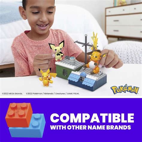 Mega Pokemon Pikachu Evolution Set Mega Bloks Pokémon Construx Hkt23 Shop