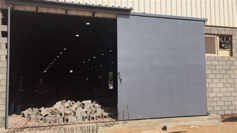 أبواب المصانع والهناجر Youtube