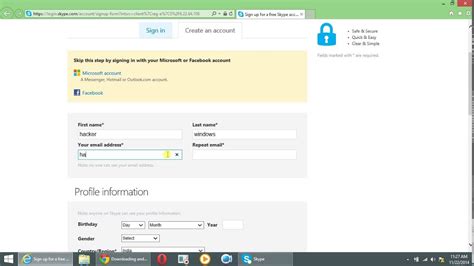 How To Create Skype Account Windows 7 And Windows 8 Youtube