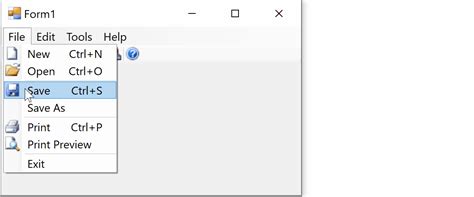 User Drawn Toolstrip Menu Tooltips Microsoft Qanda