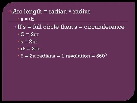 Ppt Understanding Radian And Degree Measure In Trigonometry
