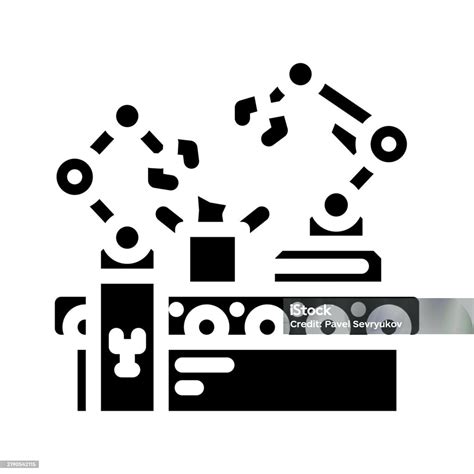 자동화 된 공장 산업 3 글리프 아이콘 벡터 일러스트 레이 션 0명에 대한 스톡 벡터 아트 및 기타 이미지 0명 개선 공장 산업 건물 Istock