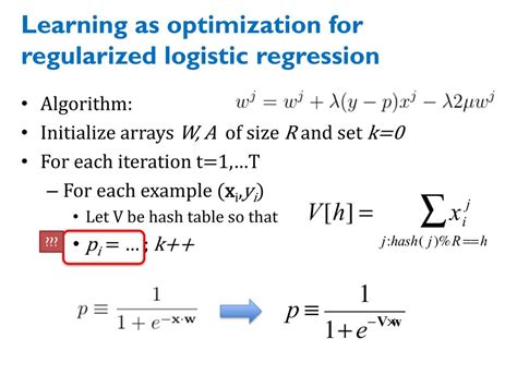 Ppt Efficient Logistic Regression With Stochastic Gradient Descent
