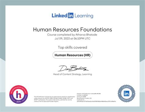 Atharva Bhatode On Linkedin Certificate Of Completion