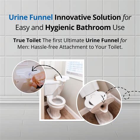 Mess Free Urine Funnel For Men Stay Clean And Dry True Toilet